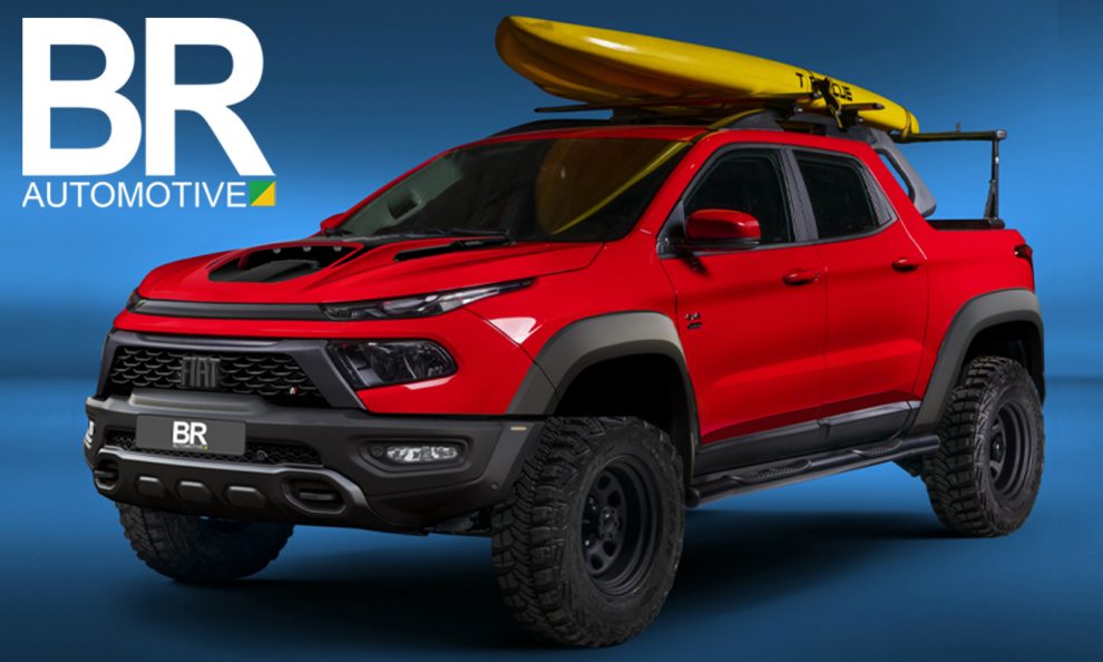 Fiat Toro 4x4 off-road? Projeção mostra inspiração na RAM 1500 TRX