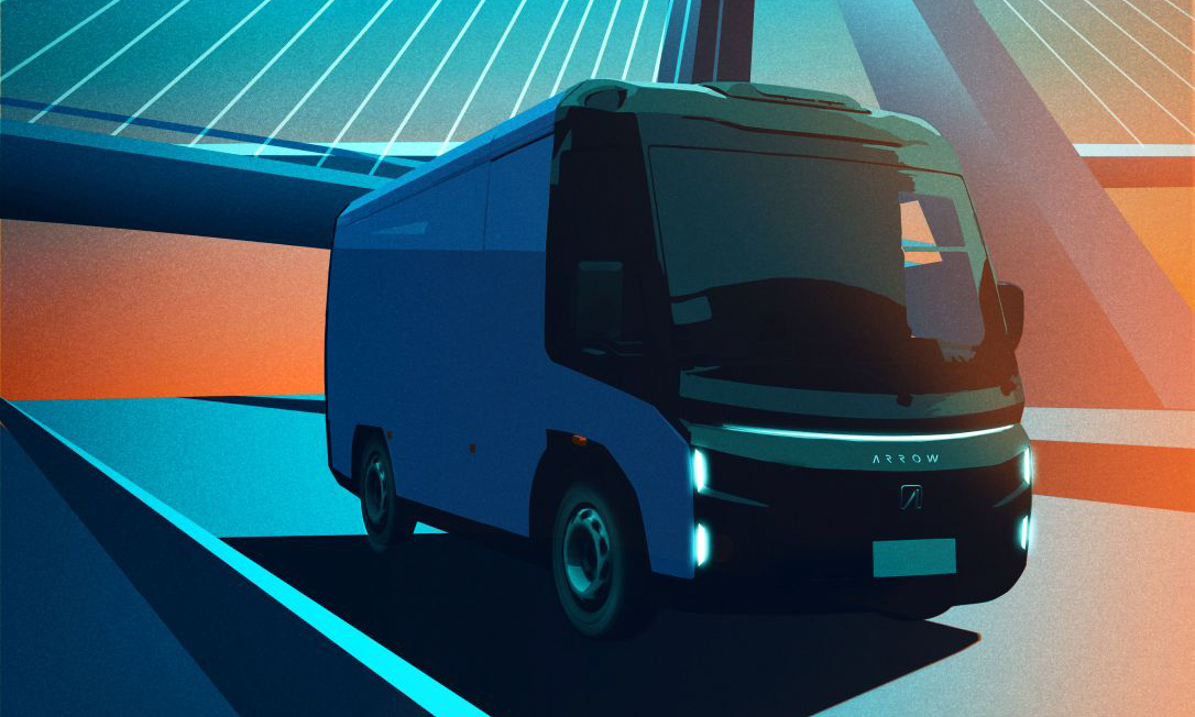 Startup brasileira, Arrow revela teaser da van elétrica One