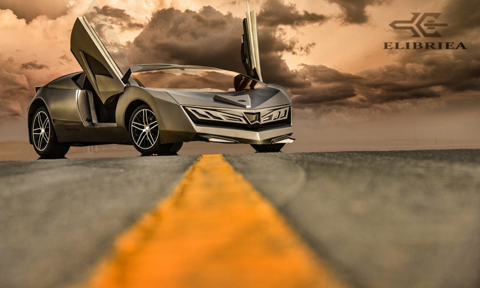 Supercarro do Catar tem motor V8 Chevrolet e visual duvidoso