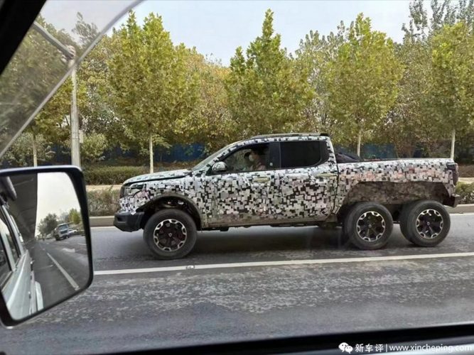 GWM terá caminhonete média com 6 rodas e motor V6