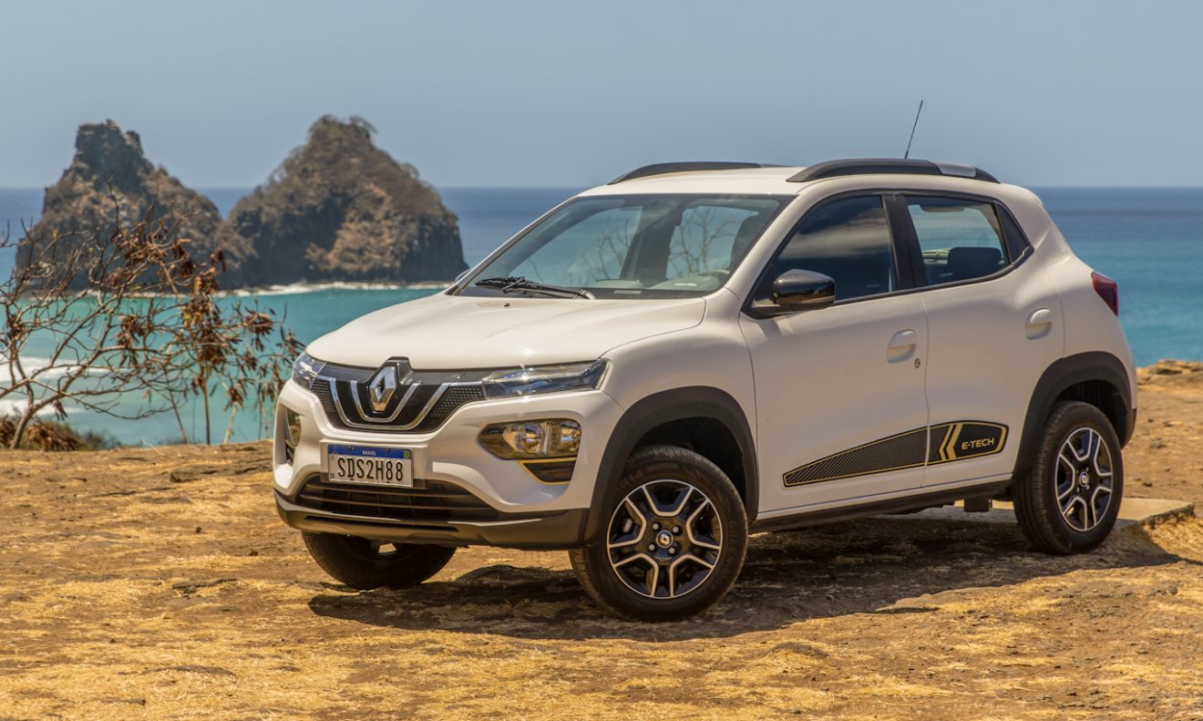 Renault Kwid elétrico estreia melhor em Fernando de Noronha