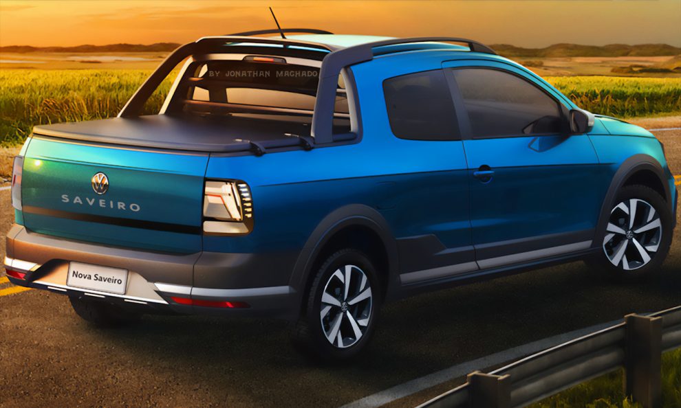 Volkswagen Saveiro 2024 terá influências do Polo Track no visual