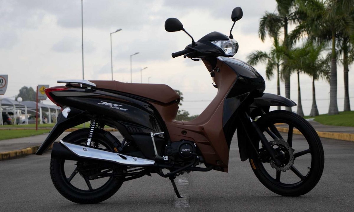 Shineray Jet 125 SS mira Honda Biz com preço mais baixo e visual similar